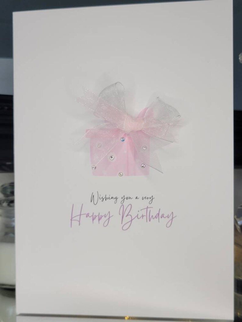 Present Birthday Card Happy Birthday Present Card Birthday - Etsy