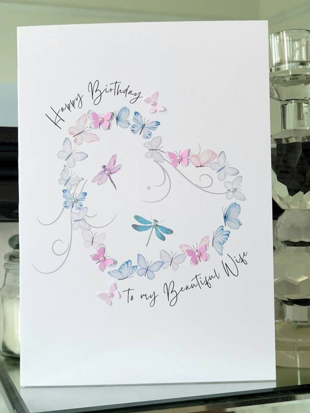 Special Wife Birthday Card, Happy Birthday Beautiful Wife, Wife ...