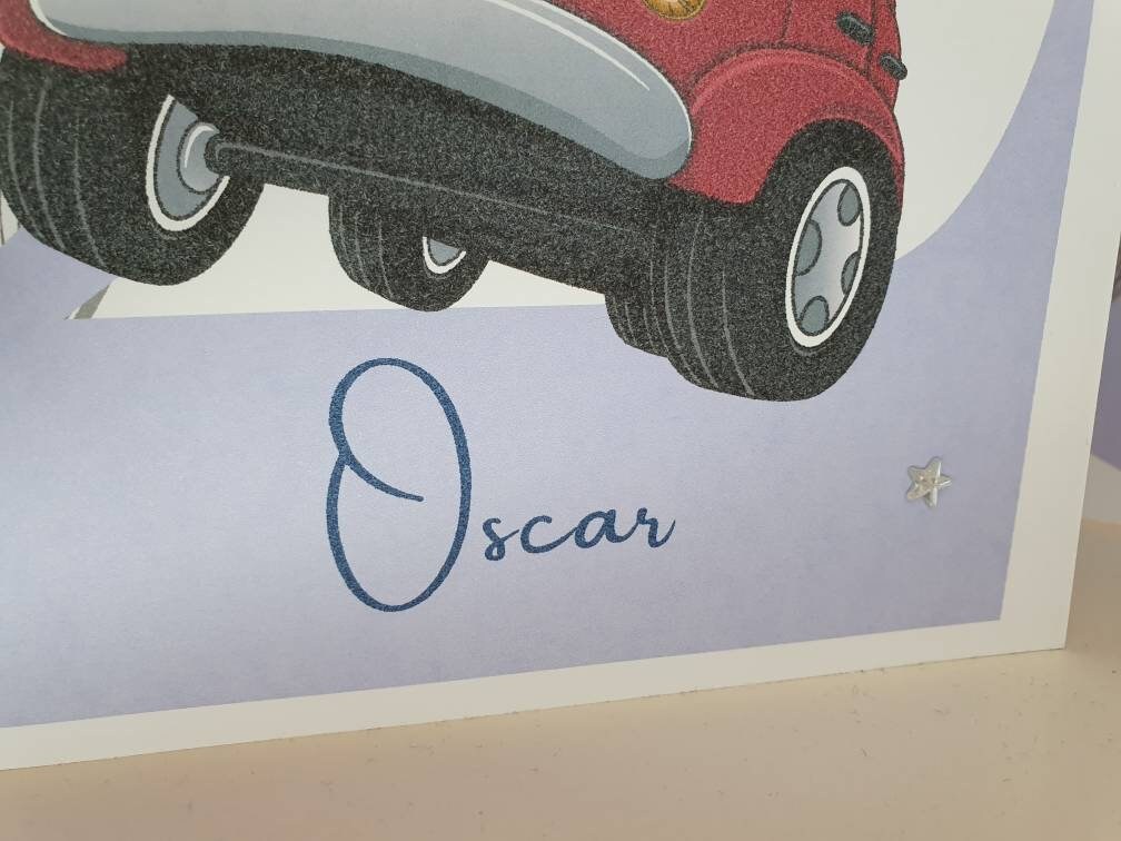 Personalised Boy's 2nd Birthday Card Boy's First | Etsy