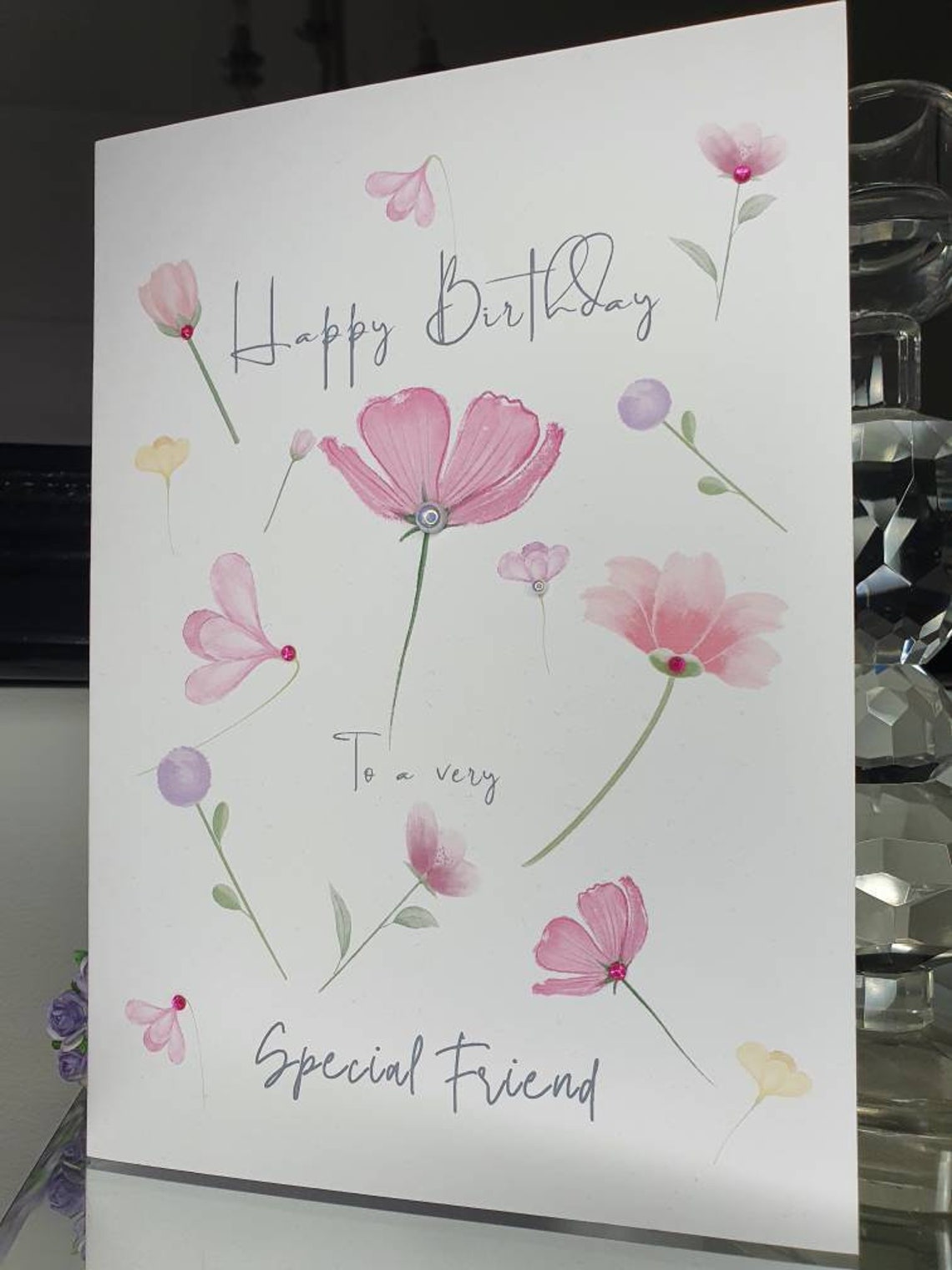 Special Friend Birthday Card Happy Birthday to a Very Special - Etsy UK