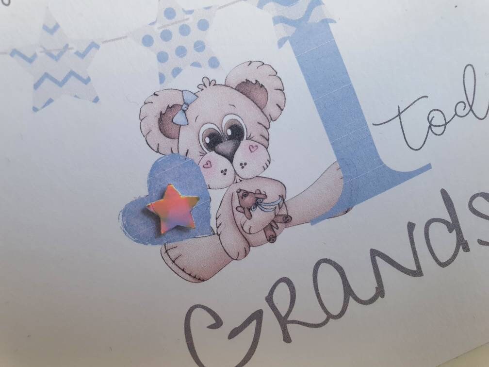 1st 2nd 3rd Birthday Card in Blue Boy 1st Birthday Card - Etsy