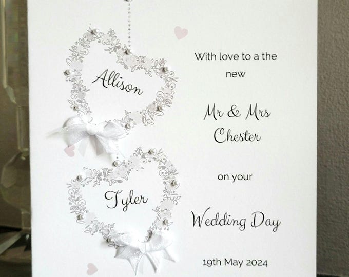 Congratulations Wedding Card, Congratulations Card, Script Font, Bride ...