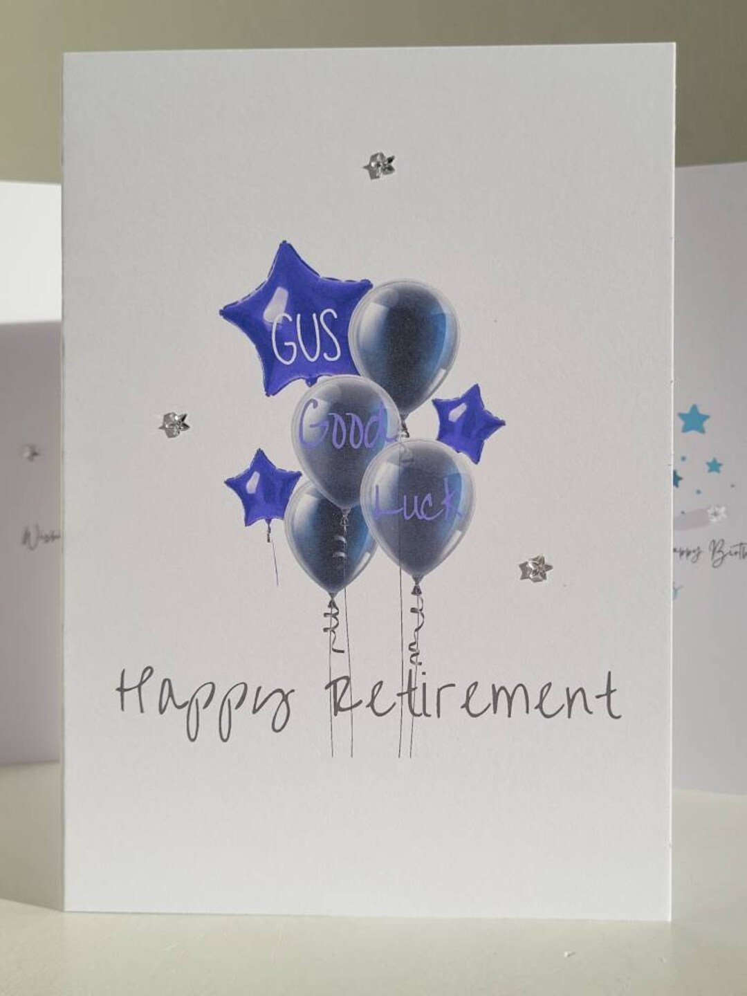 Personalised Retirement Card, Happy Retirement Personalised Card for ...