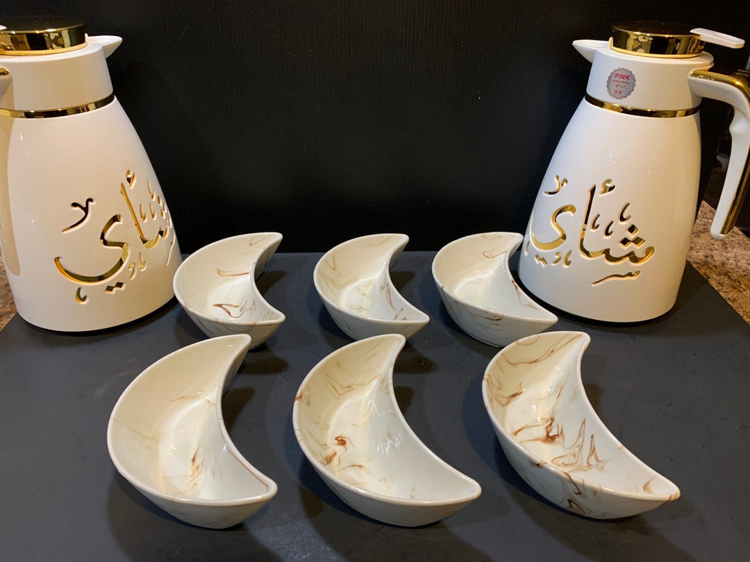 6 Piece Marble Moon Bowls - Etsy