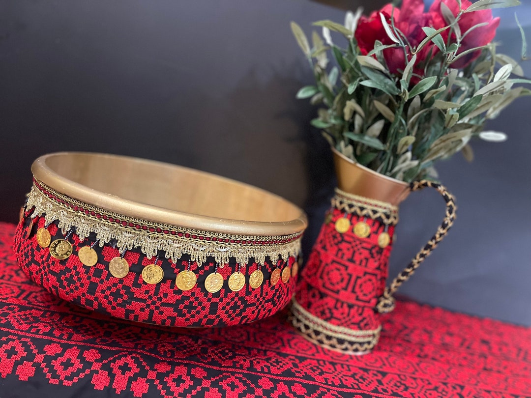 Jablet Henna Bowl & Pitcher - Etsy