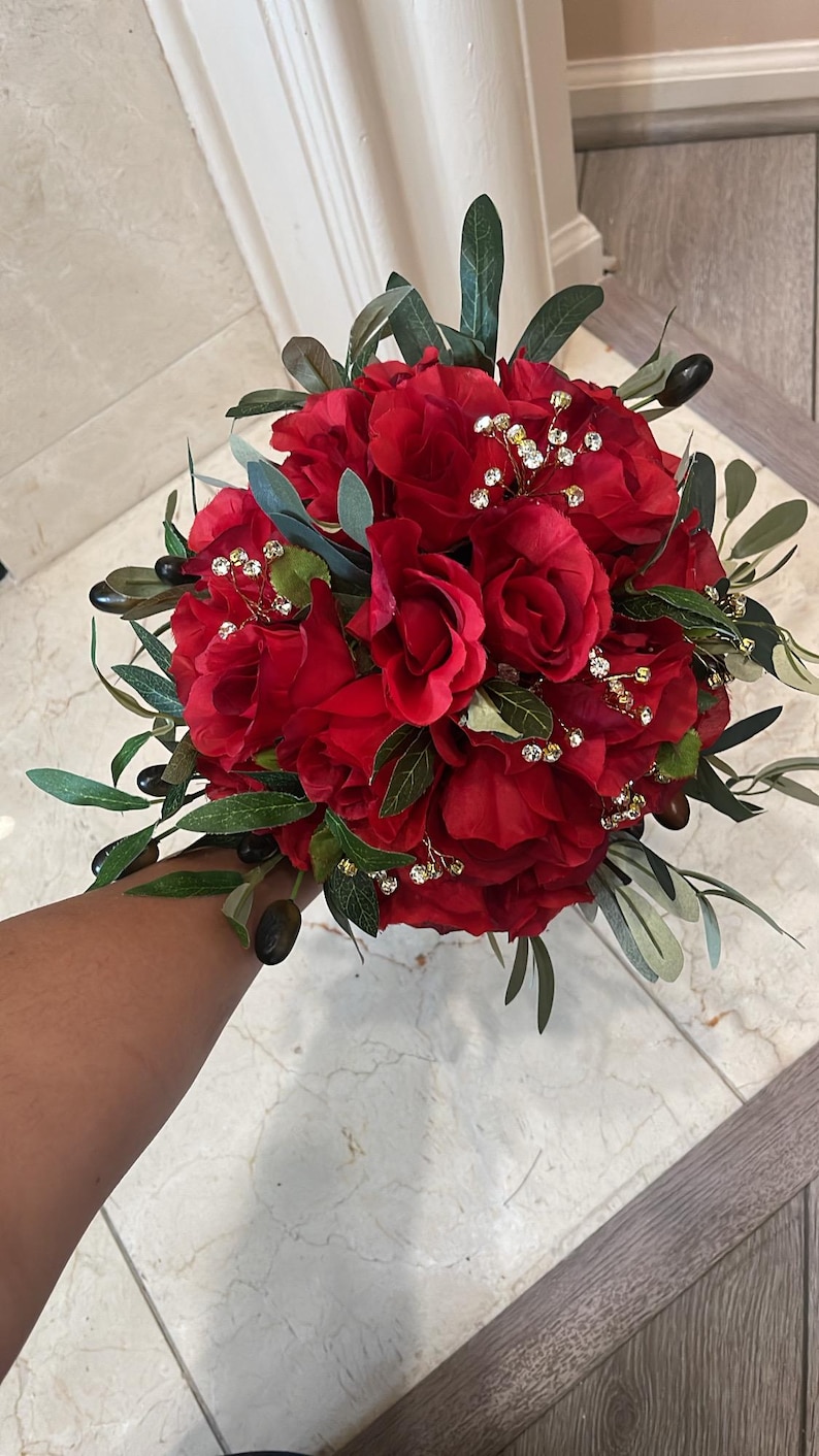 Olive Branch Henna Bouquet - Etsy