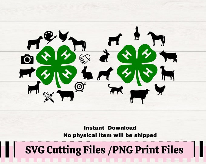 4-H Logo Decal - Etsy