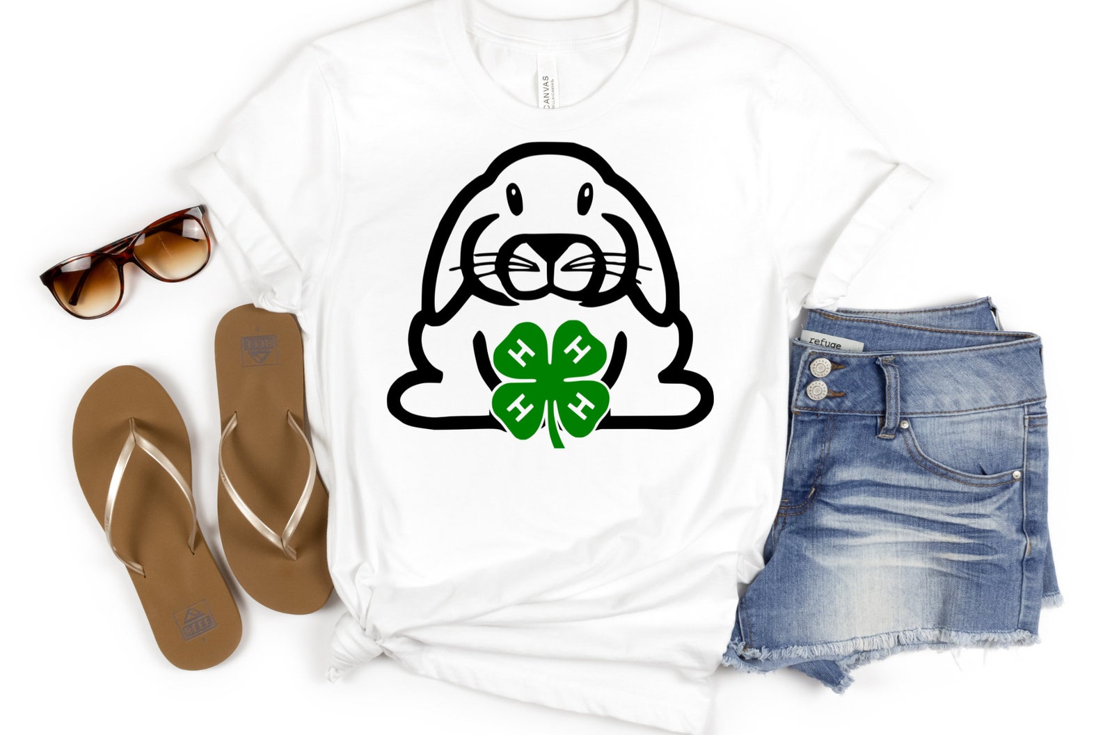 Bunny Rabbit SVG for Decals 4H Rabbit Showmanship Svg for - Etsy