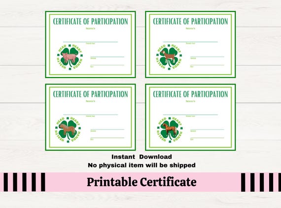 Certificados De Fin De Año Imprimibles