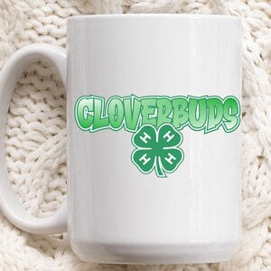 4H Cloverbuds PNG for T-shirts, 4H Clover PNG for Sublimation, 4H Club ...