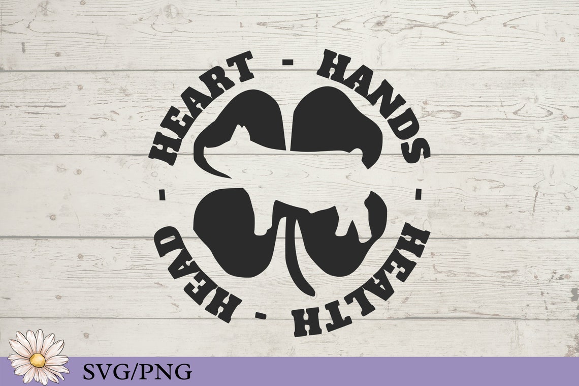 4H Clover SVG for Decals 4H Pig Showmanship Svg for T-shirt - Etsy