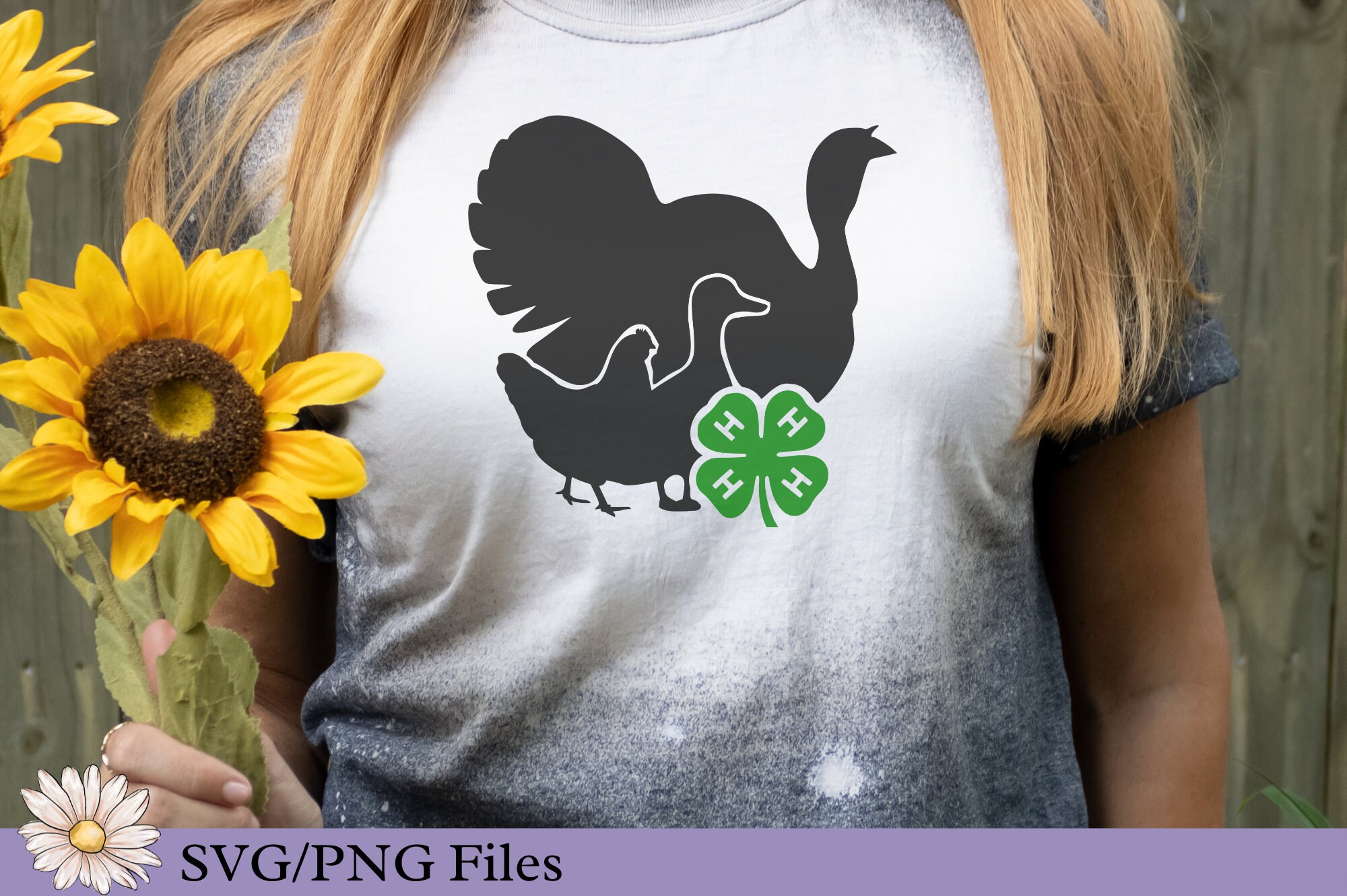 4H Clover SVG for Decals 4H Poultry Showmanship Svg for - Etsy