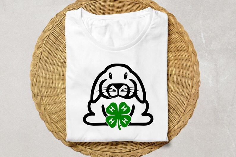 Bunny Rabbit SVG for Decals 4H Rabbit Showmanship Svg for - Etsy