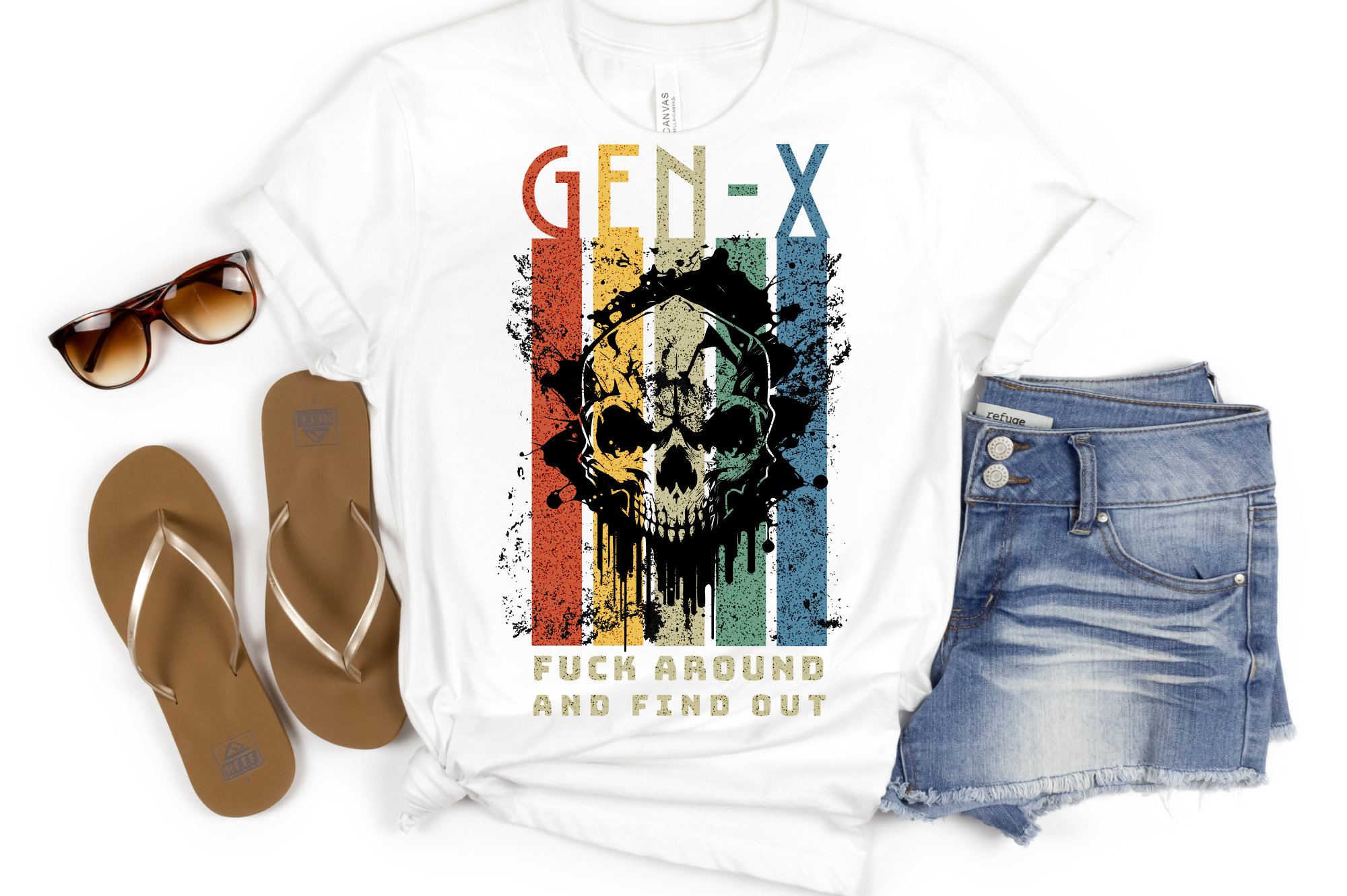 Generation X PNG for Sublimation FAFO Graphic T-shirt Design - Etsy