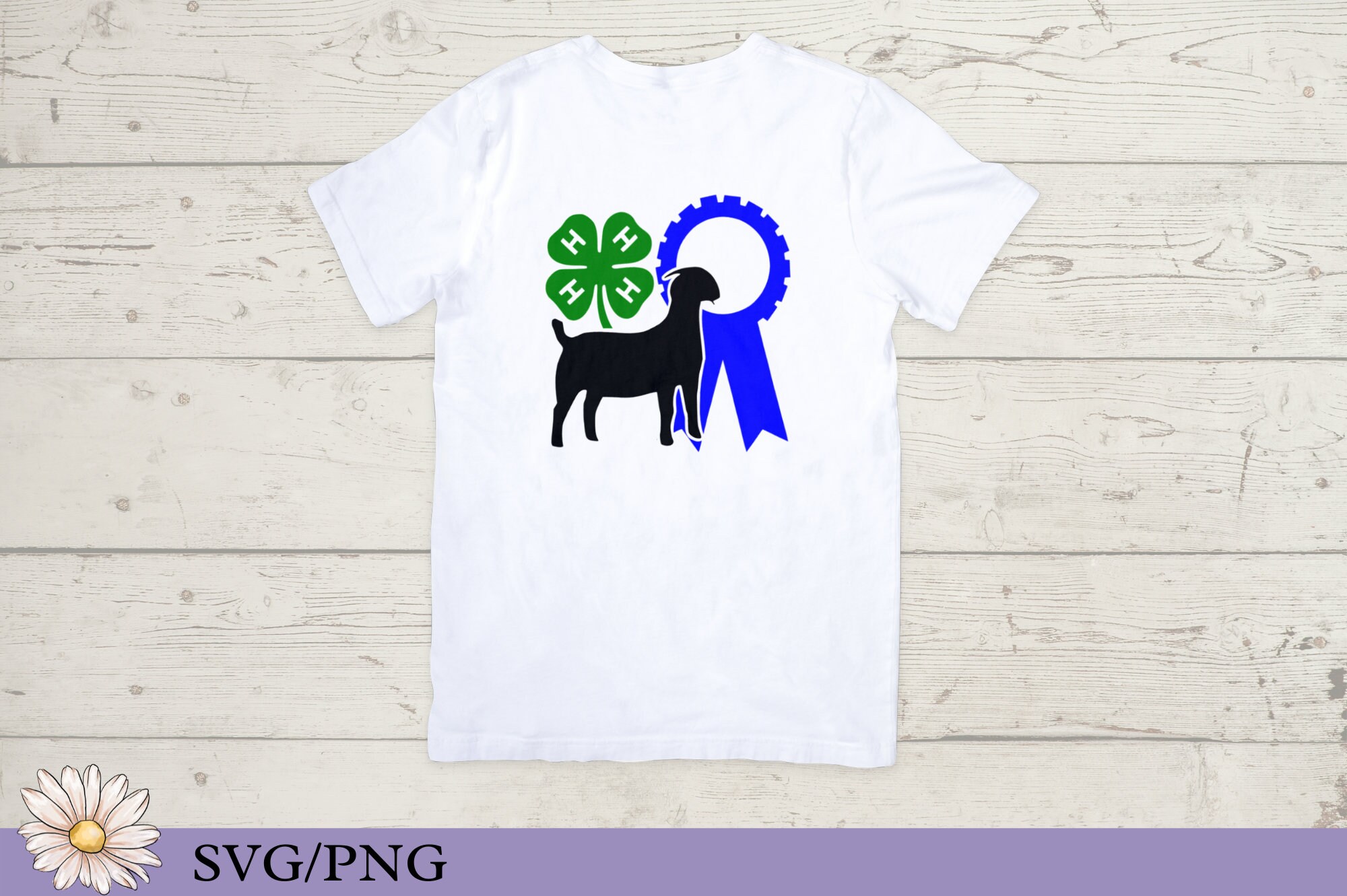 4H Clover SVG for Decals 4H Goat Showmanship Svg for T-shirt - Etsy
