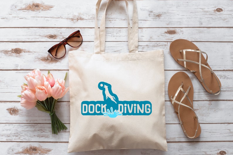 Dog Dock Diving SVG for Vinyl Decal Dock Dog PNG for - Etsy