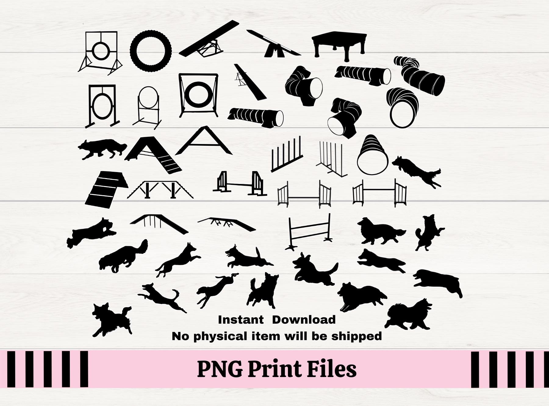 Build Your Own Agility Course PNG Files, Agility Dog Lover Clipart ...