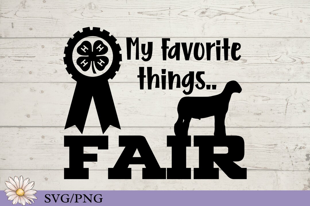 Fair 4H and Lamb SVG, County Fair Design for T-shirt, Market Lamb ...