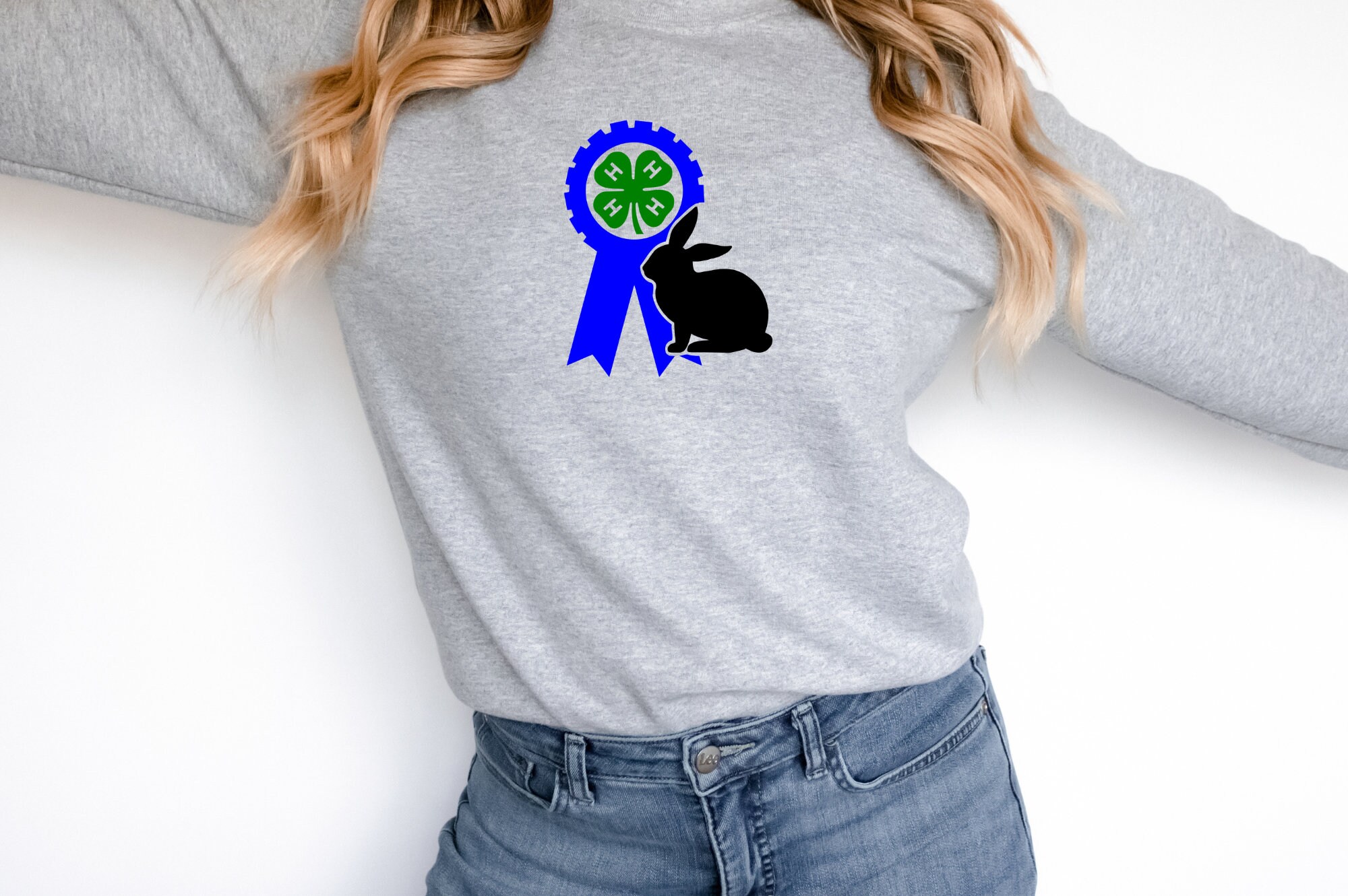 4H Clover With Rabbit SVG. 4H Rabbit Showmanship PNG. - Etsy