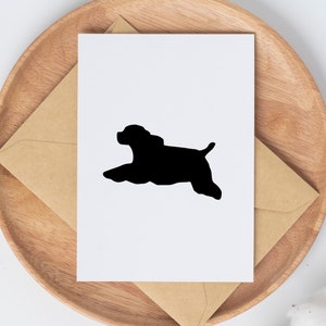 Cocker Spaniel Agility Dog Silhouette SVG, Gift for Dog Trainer PNG ...
