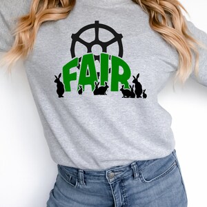 4H Rabbit SVG, County Fair Design for T-shirt, Rabbit Showmanship at ...