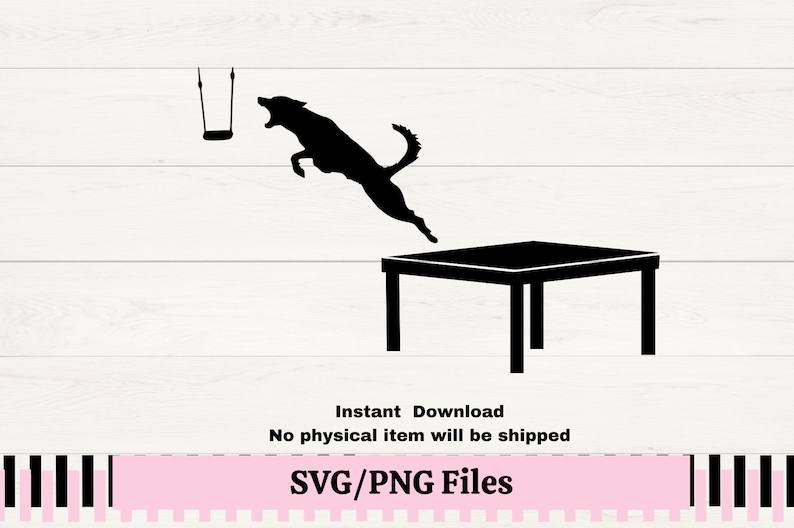 Make Your Own Dog Dock Diving SVG File, Dog Sports Lover PNG for ...