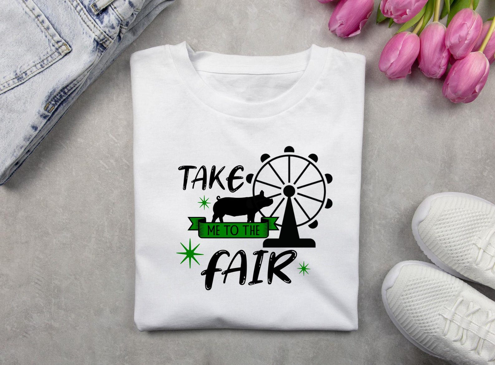 Take Me to the County Fair PNG for T-shirts, Decals, Sublimation ...