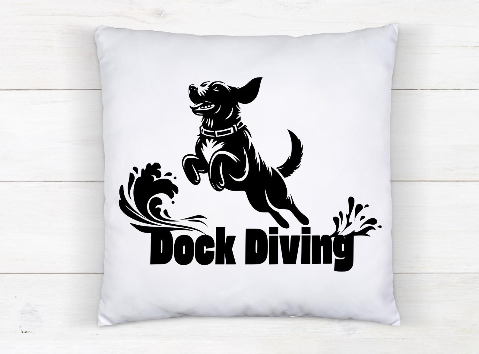 Dog Dock Diving SVG for Vinyl Decal, Dock Dog PNG for Sublimation for T ...