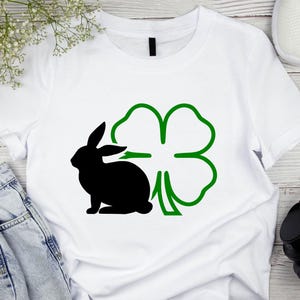 4H Clover SVG for Decals, 4H Rabbit Showmanship Svg for T-shirt, 4H ...