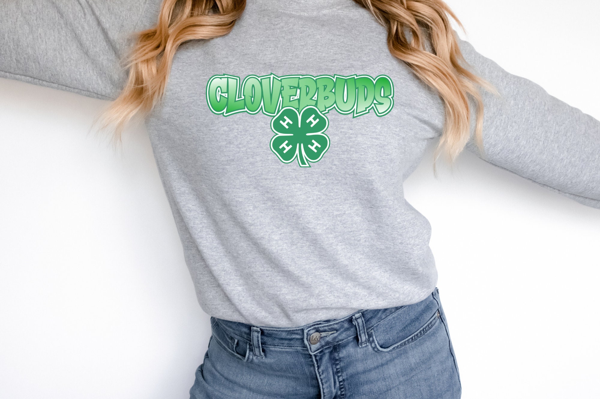 4H Cloverbuds PNG for T-shirts, 4H Clover PNG for sublimation, 4H Club ...