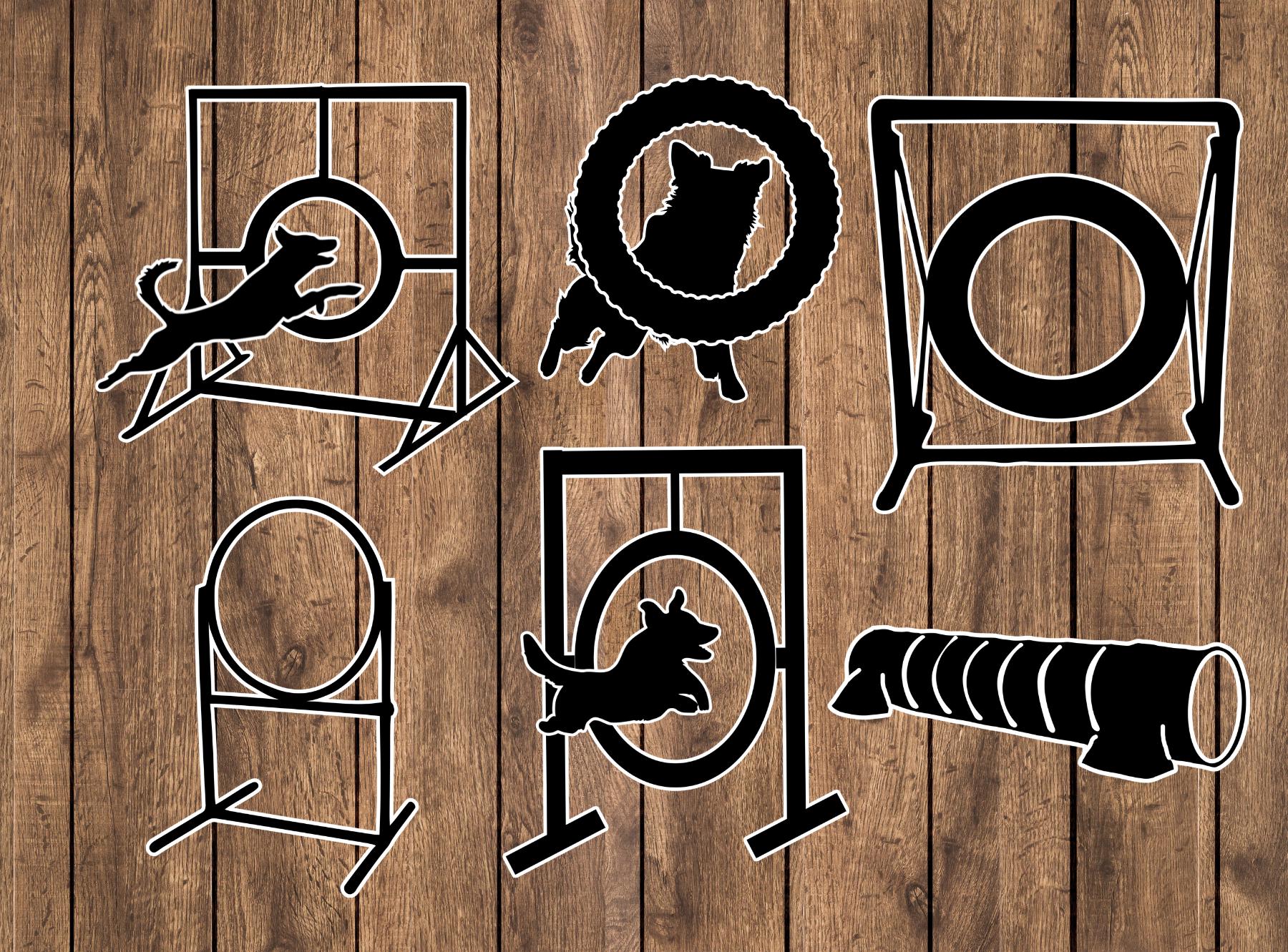 Build Your Own Agility Course PNG Files, Agility Dog Lover Clipart ...