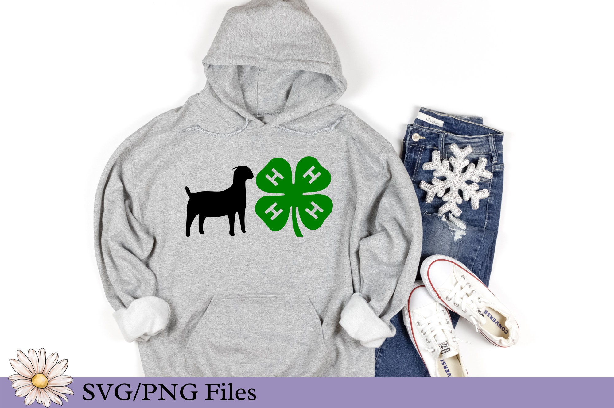 4H Clover SVG for Decals 4H Goat Showmanship Svg for T-shirt - Etsy
