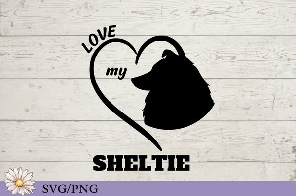Sheltie Little Heart Window Decal Sticker J631 Shetland - Etsy