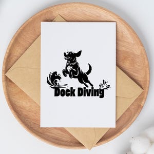 Dog Dock Diving SVG for Vinyl Decal, Dock Dog PNG for Sublimation for T ...