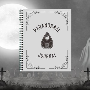 Paranormal Investigation Printable Journal, 30 Page PDF Print at Home ...