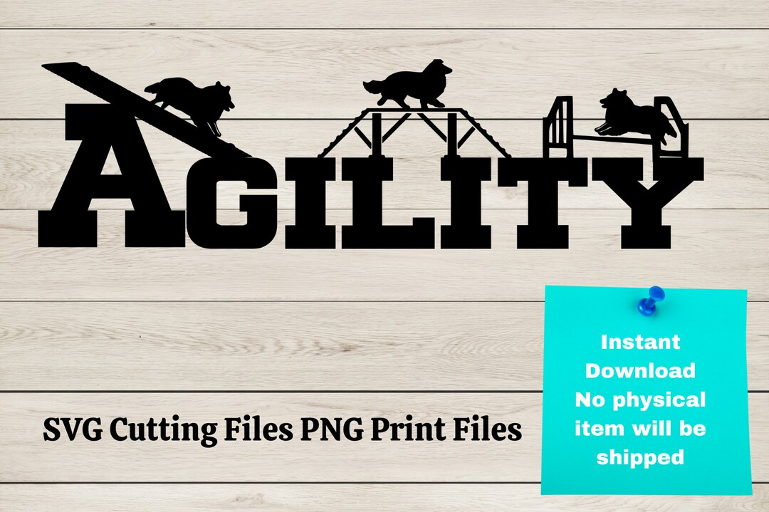 Sheltie Agility Dog SVG for Vinyl Decals, Shetland Sheepdog Agility ...
