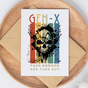 Generation X PNG for Sublimation, FAFO Graphic T-shirt Design, Gen-x Best Generation - Etsy