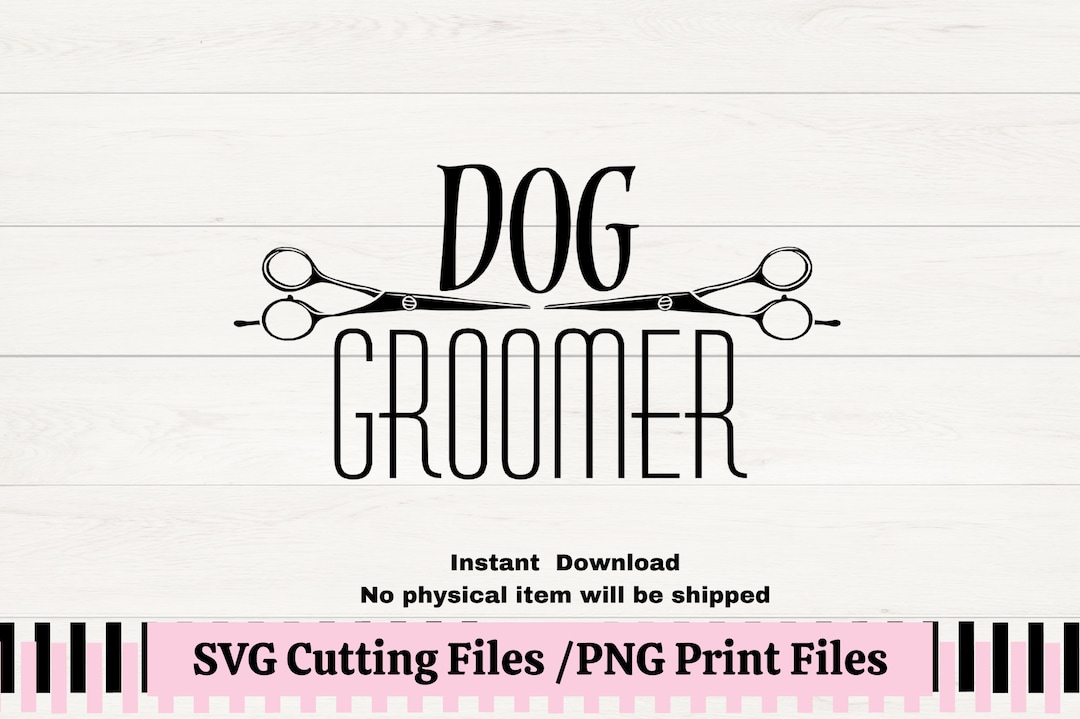 Dog Groomer SVG, Vinyl Car Decal, Pet Industry (digital Download) - Etsy