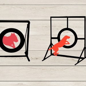 Make Your Own Dog Agility Course SVG/PNG Bundle,19 Dog Agility ...