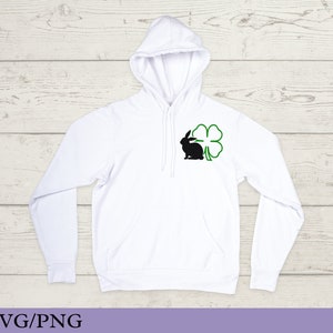 4H Clover SVG for Decals, 4H Rabbit Showmanship Svg for T-shirt, 4H ...