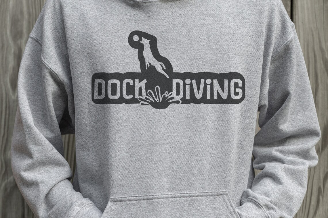 Dog Dock Diving SVG for Vinyl Decal Dock Dog PNG for - Etsy