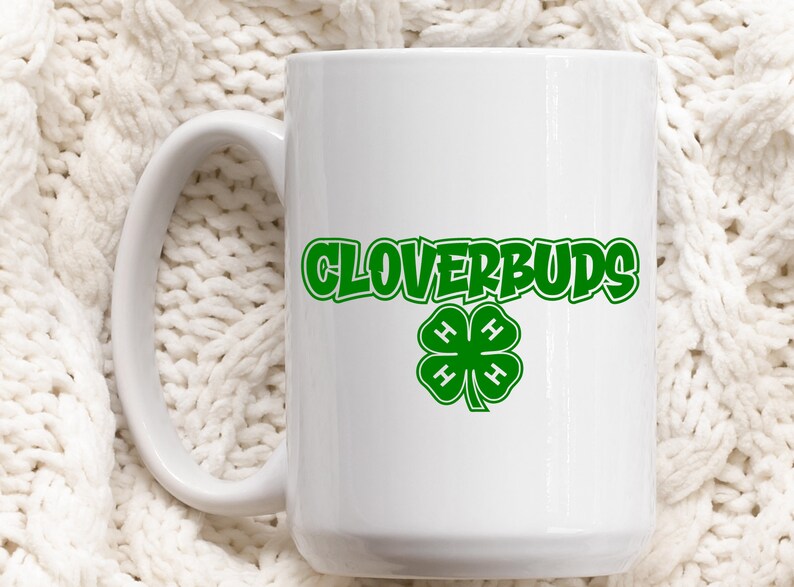 4H Cloverbuds SVG, PNG, Club T-shirt Design (digital Download) - Etsy