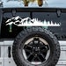 Vehicle Graphic SVG Mountain Range Car Decal Design - Etsy