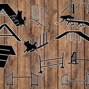 Build Your Own Agility Course PNG Files, Agility Dog Lover Clipart ...