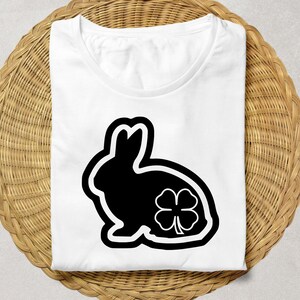 4H Clover SVG for Decals, 4H Rabbit Showmanship Svg for T-shirt, 4H ...