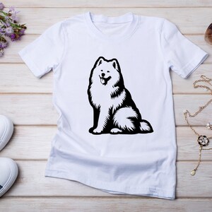 Samoyed Agility Dog SVG for Cutting Machines, Samoyed PNG for ...