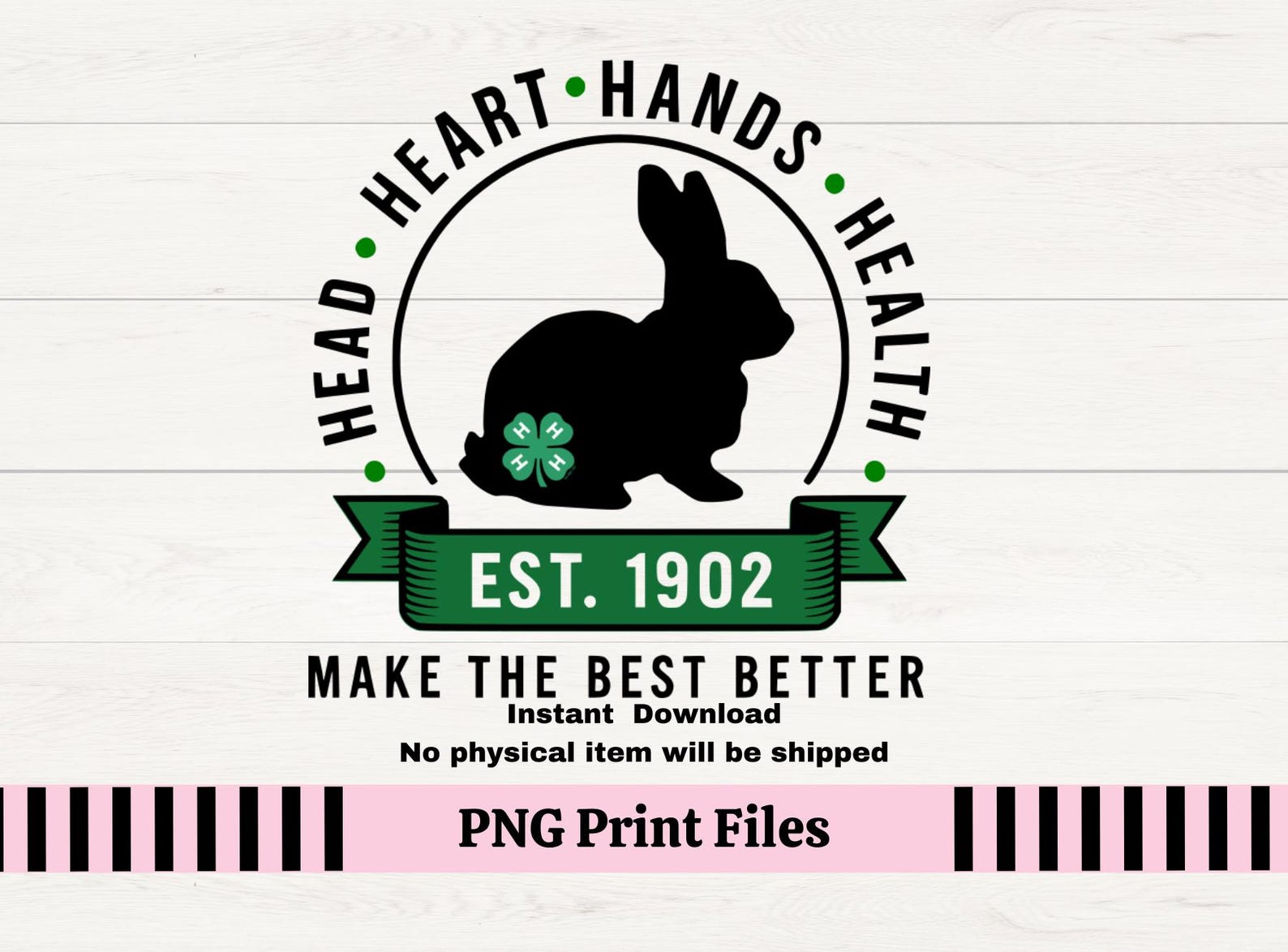 4H Rabbit Showmanship PNG, County Fair Exhibitor Design (digital ...