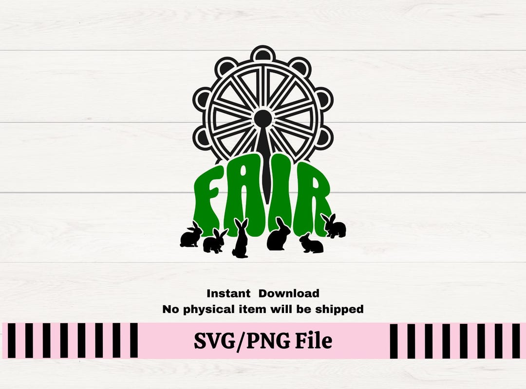 4H Rabbit SVG, County Fair Design for T-shirt, Rabbit Showmanship at ...