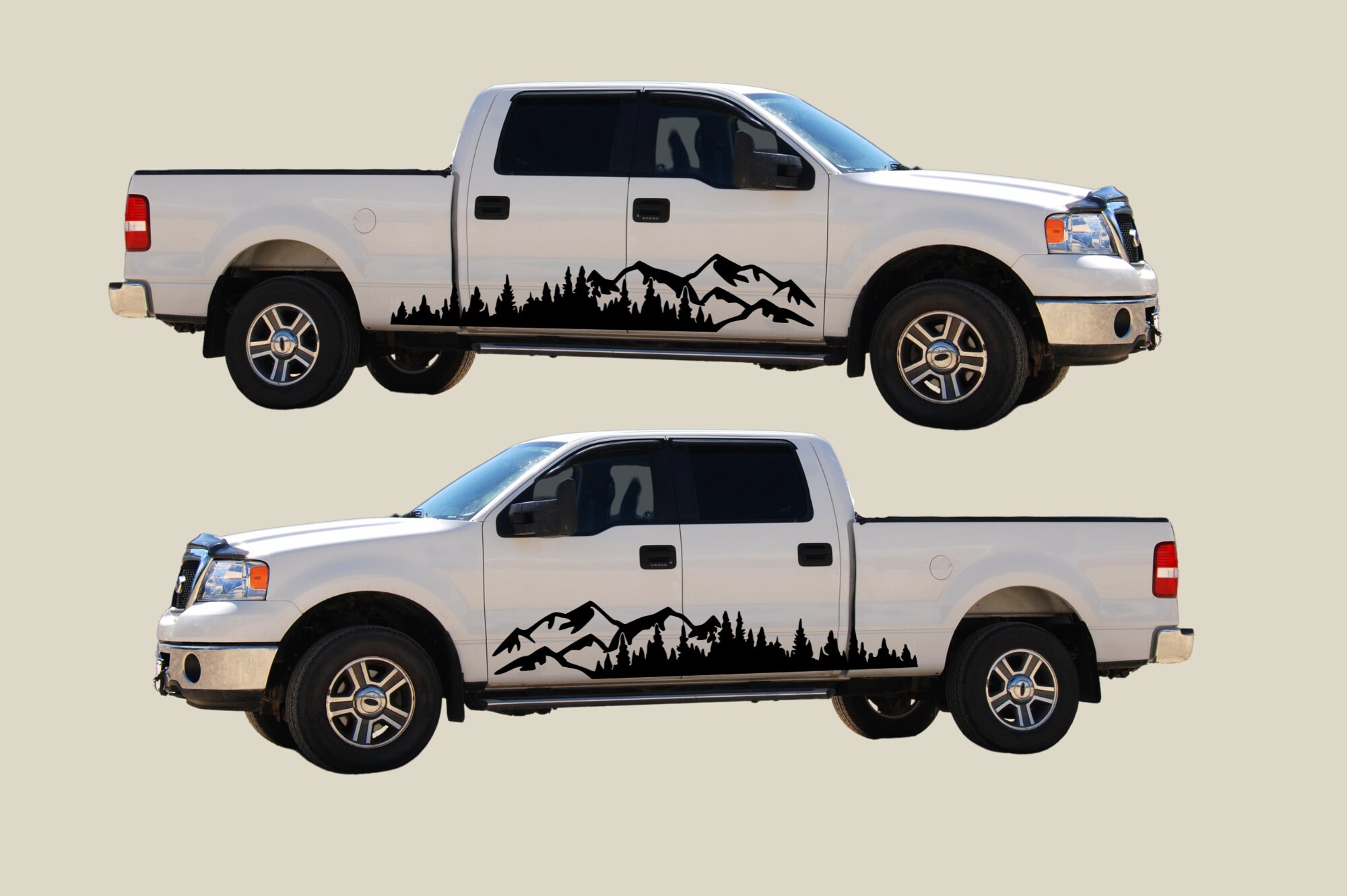 Vehicle Graphic SVG Mountain Range Car Decal Design - Etsy