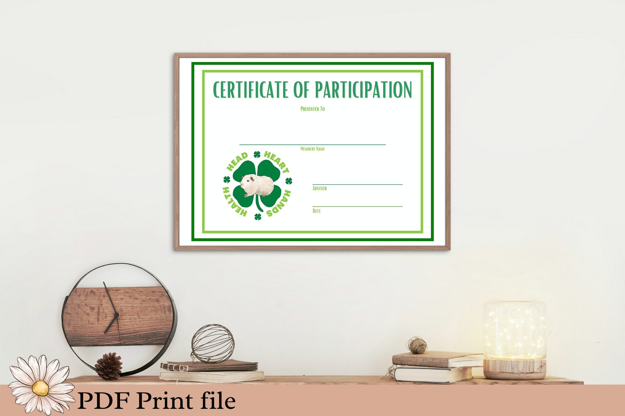 Printable 4-H End of Year Recognition Printable Certificates - Etsy